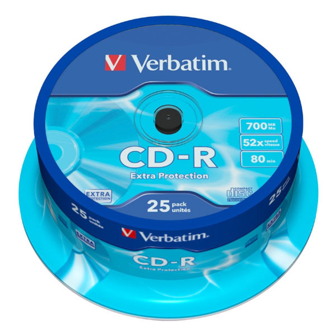 CD vierge Verbatim CD-R (boite de 25) 43432 pas cher