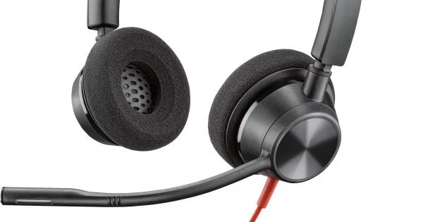 POLY 8X220AA écouteur/casque Avec fil Arceau Noir 8X220AA pas cher