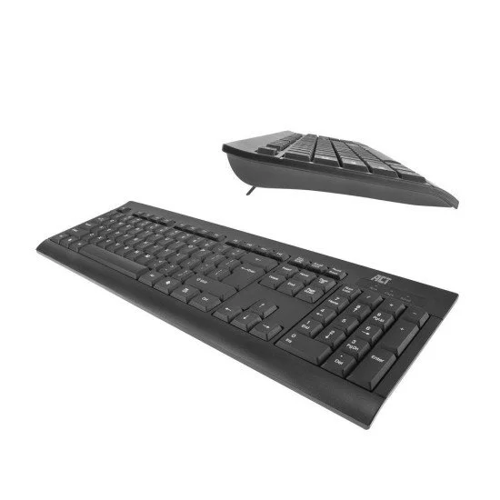 ACT AC5410 clavier USB QWERTY Anglais américain Noir AC5410 pas cher