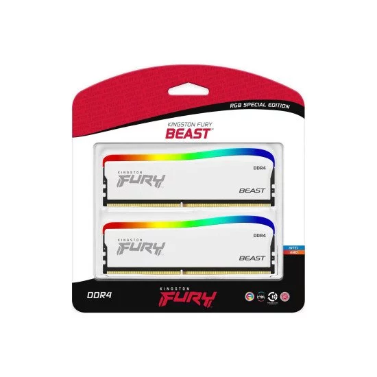 Kingston Technology FURY Beast RGB Special Edition module de mémoire 32 Go 2 x 16 Go DDR4 3200 ...