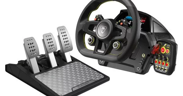 Turtle Beach VelocityOne Noir USB Volant + pédales PC, Xbox One, Xbox ...