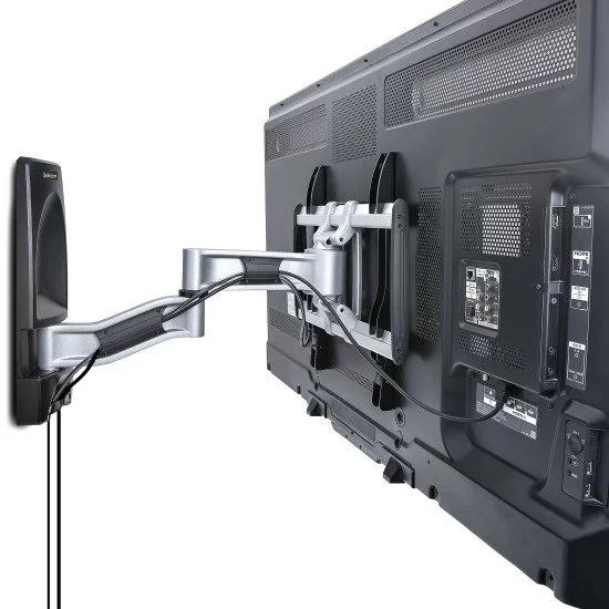 StarTech.com Support Mural TV Articulé - Support Mural VESA, Supporte ...