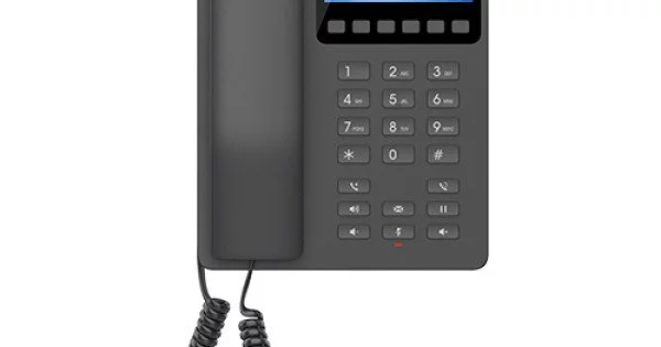 Grandstream Networks GHP631W téléphone fixe Noir 2 lignes LCD Wifi ...