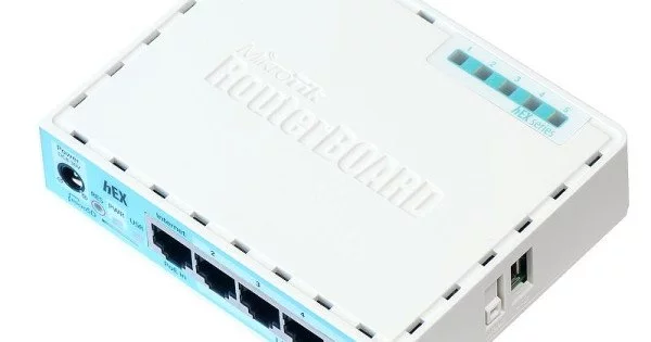 Mikrotik RB750GR3 Routeur connecté Gigabit Ethernet Turquoise, Blanc ...