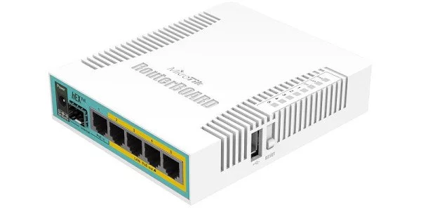 Mikrotik hEX PoE Routeur connecté Blanc RB960PGS pas cher