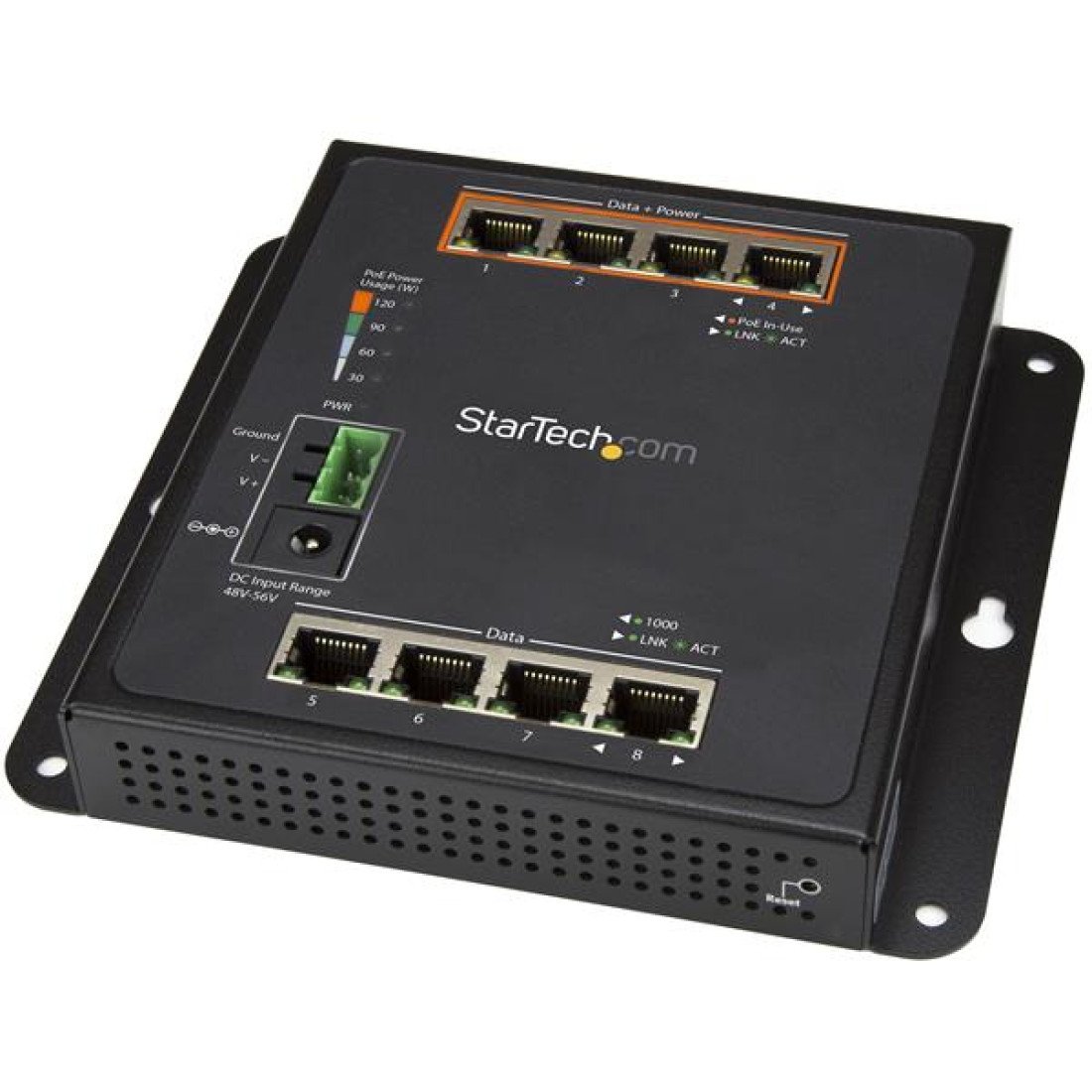 StarTech.com Switch Gigabit Ethernet géré à 8 ports (4 PoE+) - Fixation ...