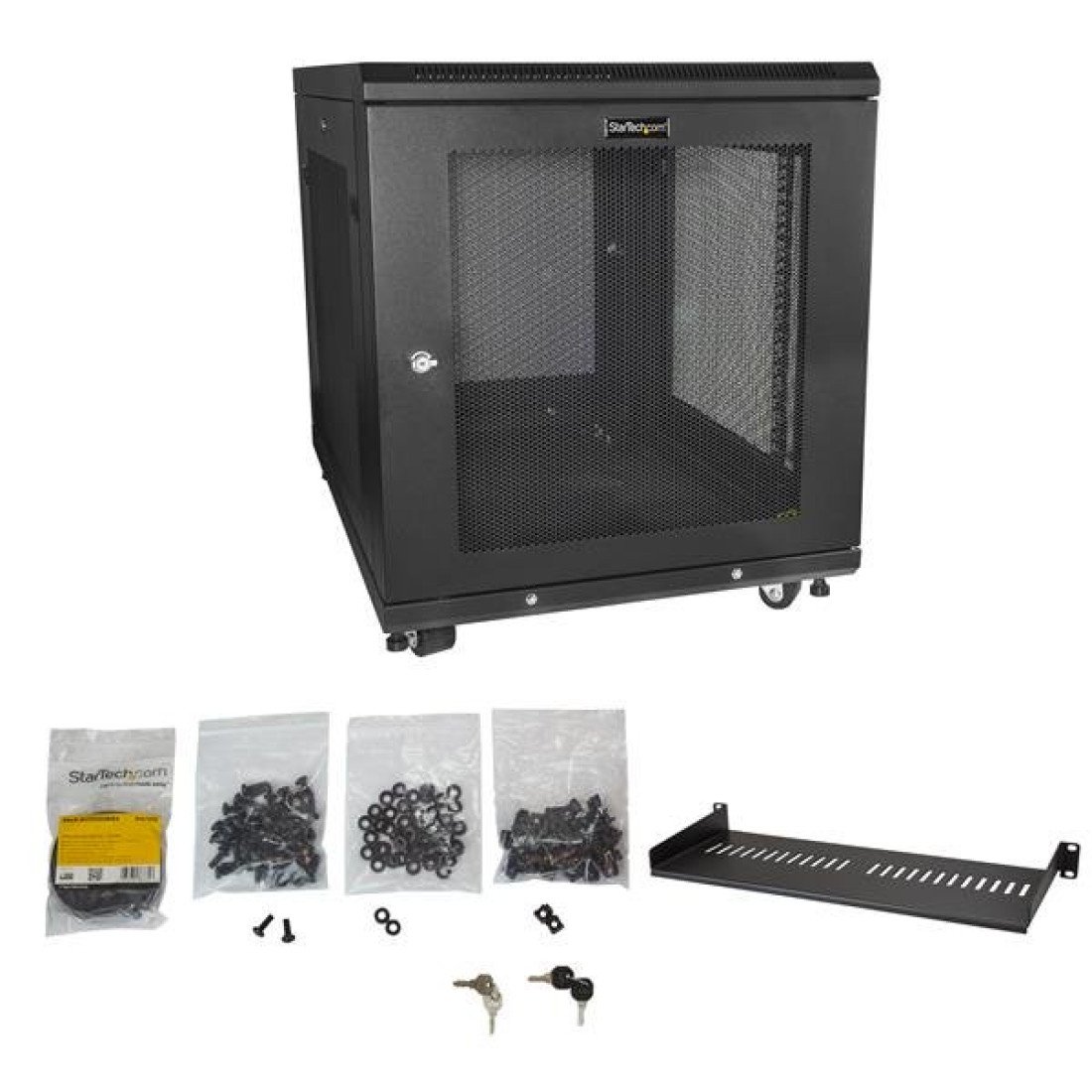 StarTech.com Rack serveur 12U - Armoire serveur avec une profondeur de ...