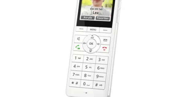FRITZ!Fon X6 Téléphone DECT Identification de l'appelant Blanc 20002987 ...