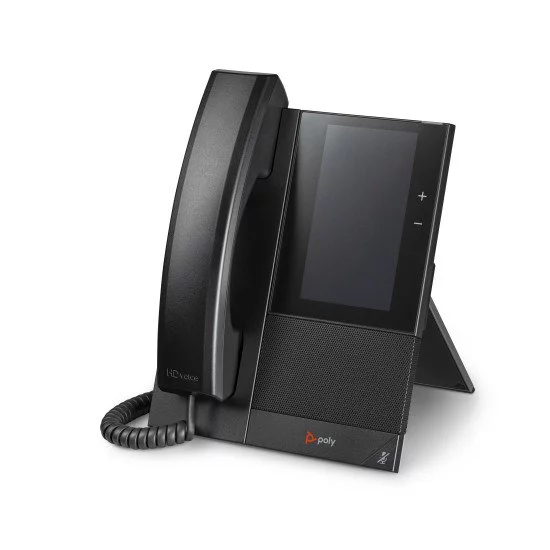 POLY CCX 505 téléphone fixe Noir 24 lignes LCD Wifi 82Z79AA pas cher