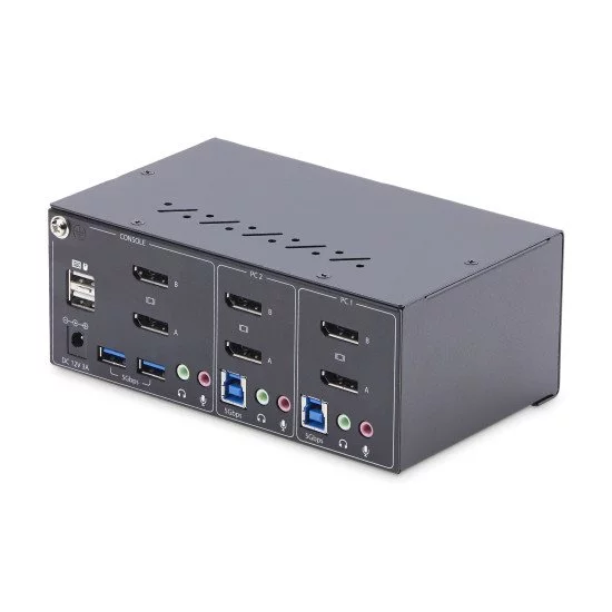 StarTech.com Switch KVM 2 Ports pour Deux Moniteurs, 4K60Hz, 2 Ports ... StarTech.com Switch KVM 2 Ports pour Deux Moniteurs, 4K60Hz, 2 Ports ...