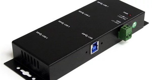 StarTech Hub USB 3.0 industriel à 4 ports - Montable ST4300USBM pas cher