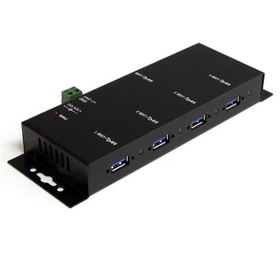 StarTech Hub USB 3.0 industriel à 4 ports - Montable ST4300USBM pas cher