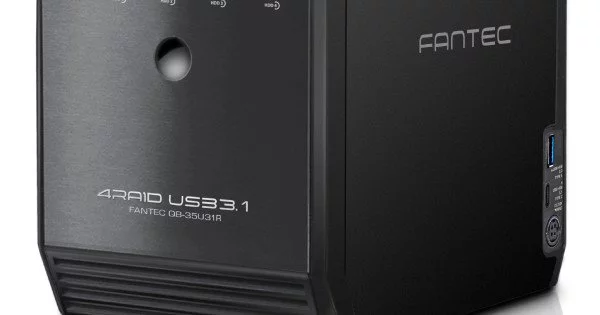 Fantec QB-35U31R boîtier de disques Tower Noir 2124 pas cher