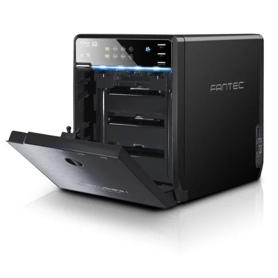 Fantec QB-35U31R boîtier de disques Tower Noir 2124 pas cher