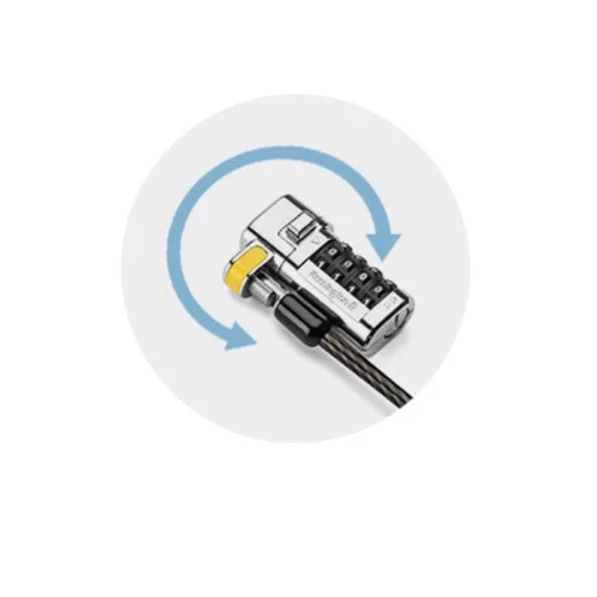 Kensington ClickSafe 2.0 Universal 3in1 Combin Lock câble antivol ...