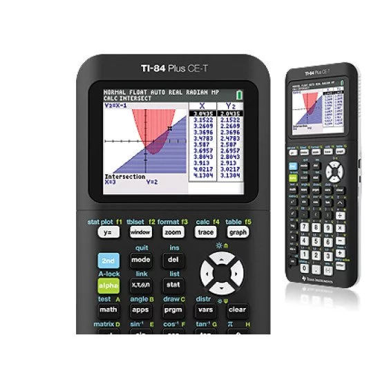 Texas Instruments TI-84 Plus CE-T calculatrice Bureau Calculatrice ...