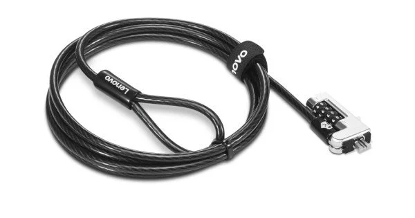 Lenovo 4XE1F30277 câble antivol Noir 1,8 m 4XE1F30277 pas cher