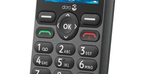 Doro 5860 6,1 cm (2.4") 112 g Noir Téléphone d'entrée de gamme 380502 ...