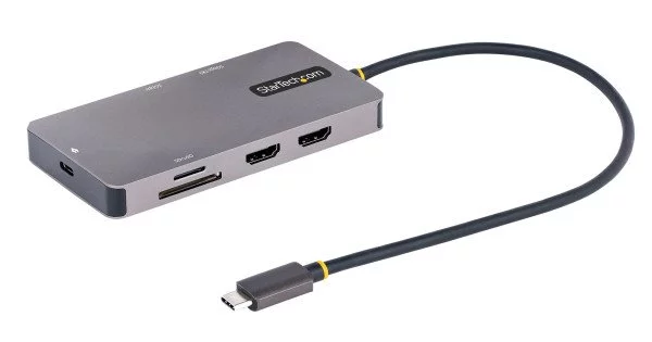 StarTech.com Adaptateur Multiport USB C - Vidéo Double HDMI 4K 60Hz ...