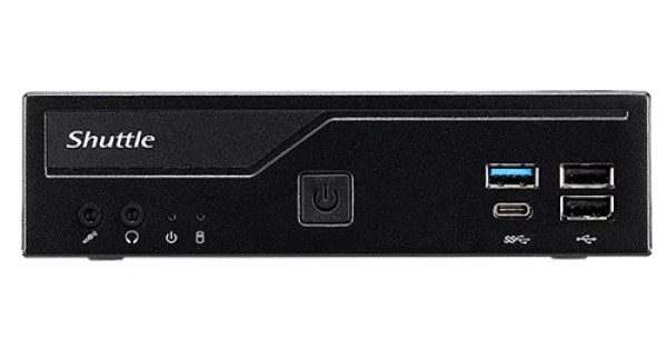 Shuttle XPС slim DH610 barebone PC/ poste de travail 1,3L mini PC Noir ...