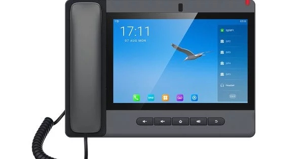 Fanvil A320 téléphone fixe Noir 20 lignes Wifi A320 pas cher