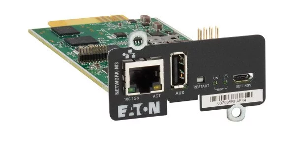 Eaton NETWORK-M3 carte réseau Interne Ethernet 1000 Mbit/s NETWORK-M3 ...