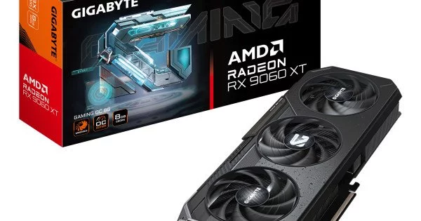 GIGABYTE Radeon RX 9060 XT GAMING OC 8G Carte Graphique - 8GB GDDR6 ...