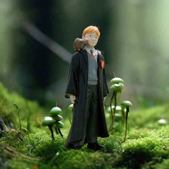 schleich Ron Weasley & Scabbers 42634 pas cher